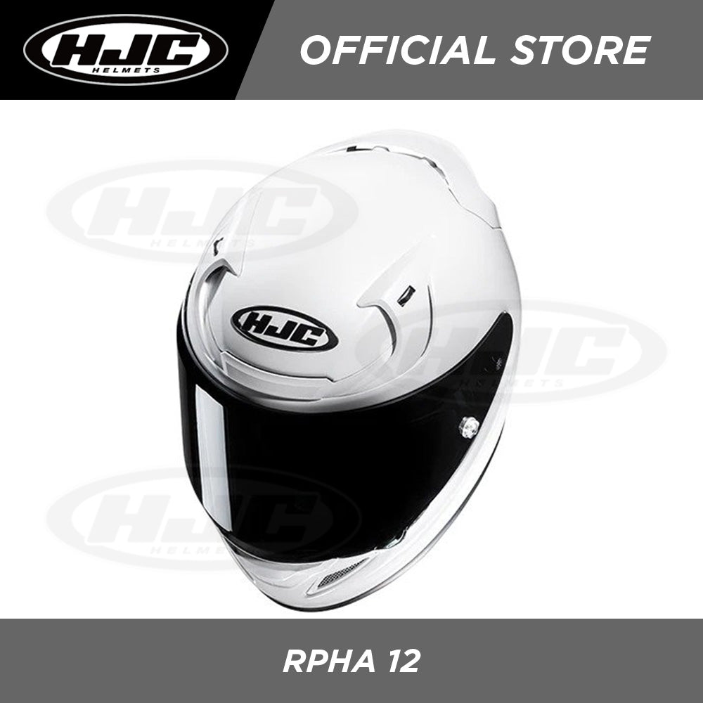 HJC Helmets RPHA 12 Pearl White – TRIUMPH JT MNL