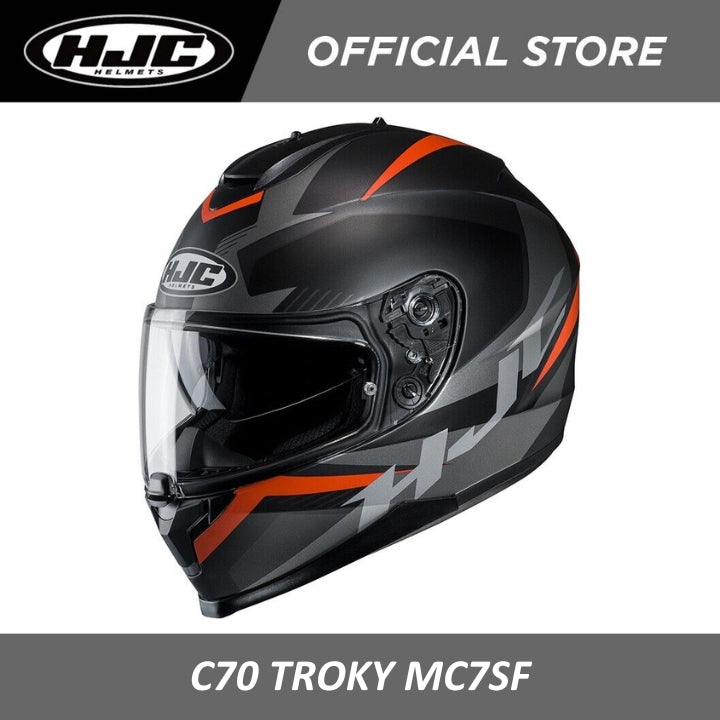 HJC Helmets C70 Troky MC7SF – TRIUMPH JT MNL