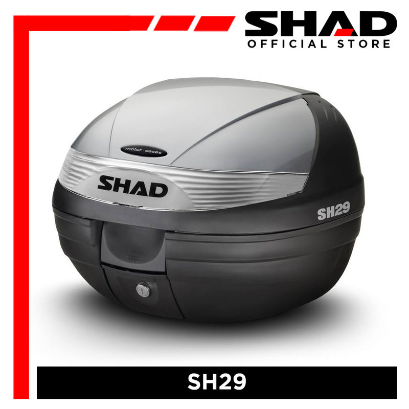 SHAD Motorcycle Box SH29 Black, Silver – TRIUMPH JT MNL