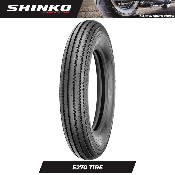Shinko Motorcycle Tire Super Classic E270 4.00-18 B TT – TRIUMPH JT MNL
