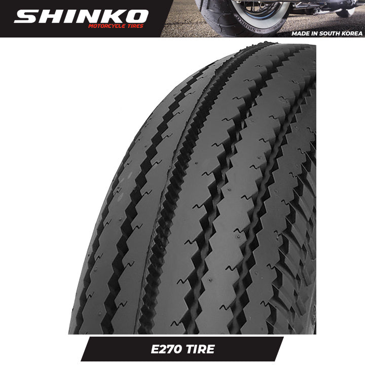 Shinko Motorcycle Tire Super Classic E270 4.00-18 B TT – TRIUMPH JT MNL