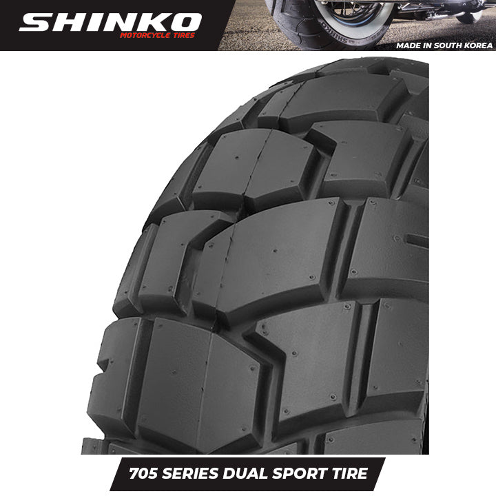 Shinko Motorcycle Tires Dual Sport E705 120/70R17 Front TL – TRIUMPH JT MNL