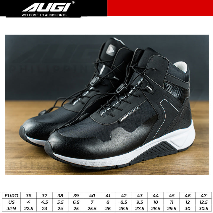 AUGI Riding Boots AS-2 Black – TRIUMPH JT MNL