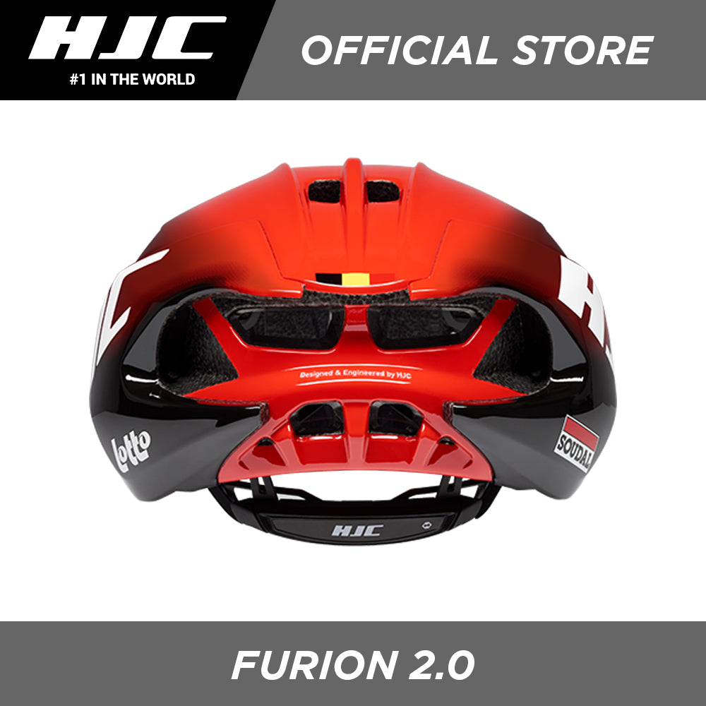 HJC Road Cycling Helmet FURION 2.0 Semi-Aero Lotto Soudal Red – TRIUMPH ...